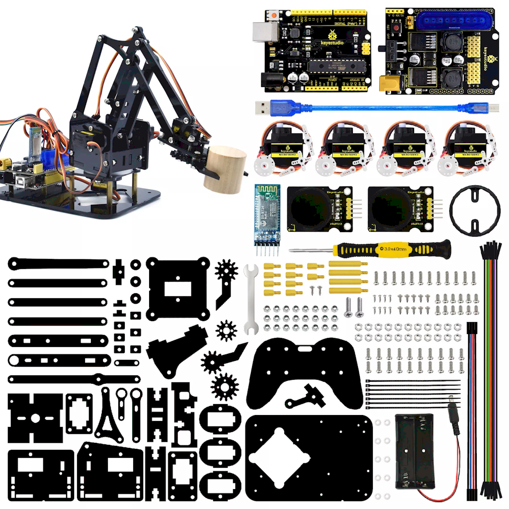 Robot Arm (KS0198) voor Arduino - InnovaBatt-Batterijen